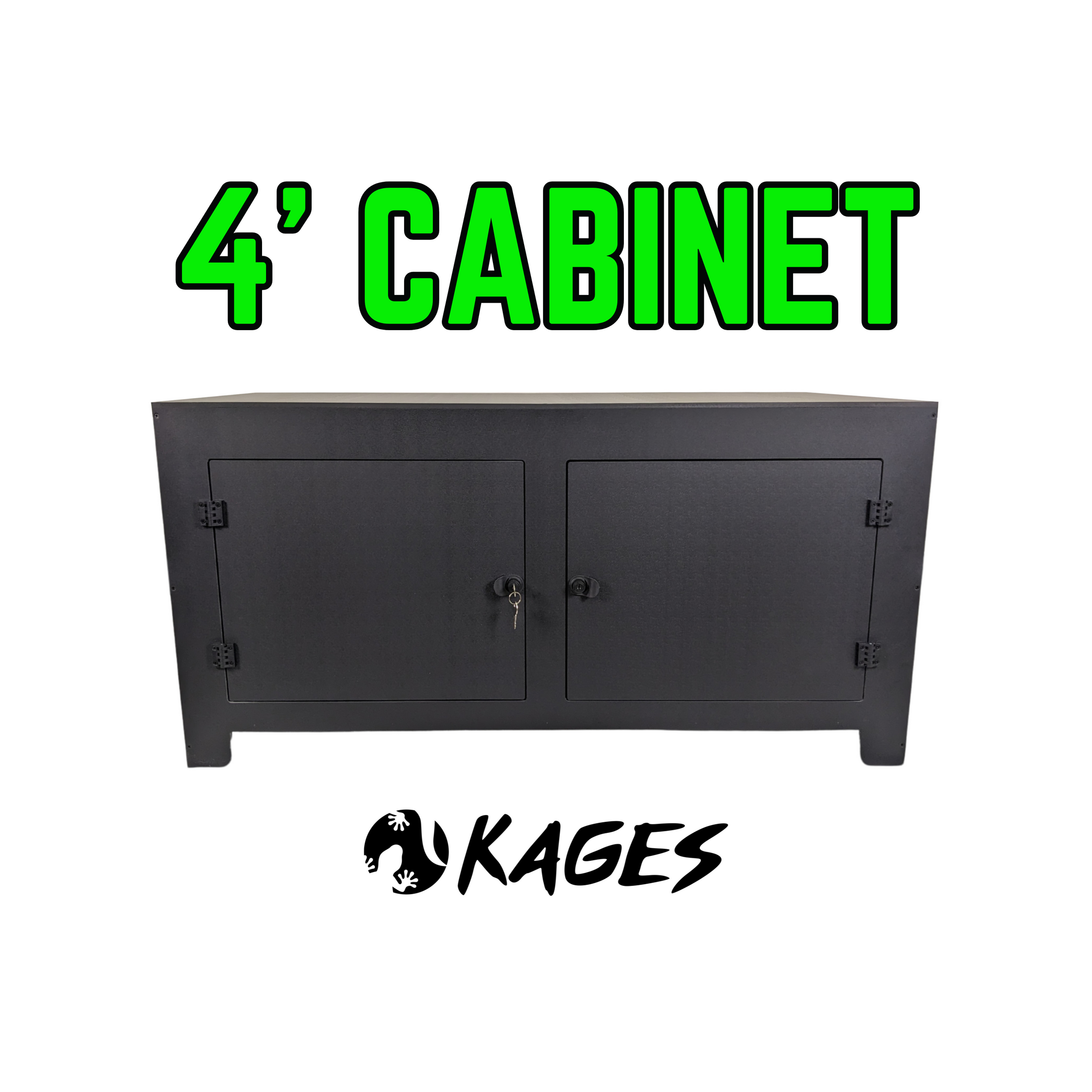 4' Premium PVC Cabinet For Reptile Enclosure – Reptile Kages